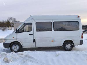 Balts Mercedes-Benz Sprinter 2001 Viļņa, ar dzinēja tilpumu 2.20 L un nobraukumu 261 tūkst. km par 3500 €, foto 4 vietnē AUTOMOTO.COM.LV