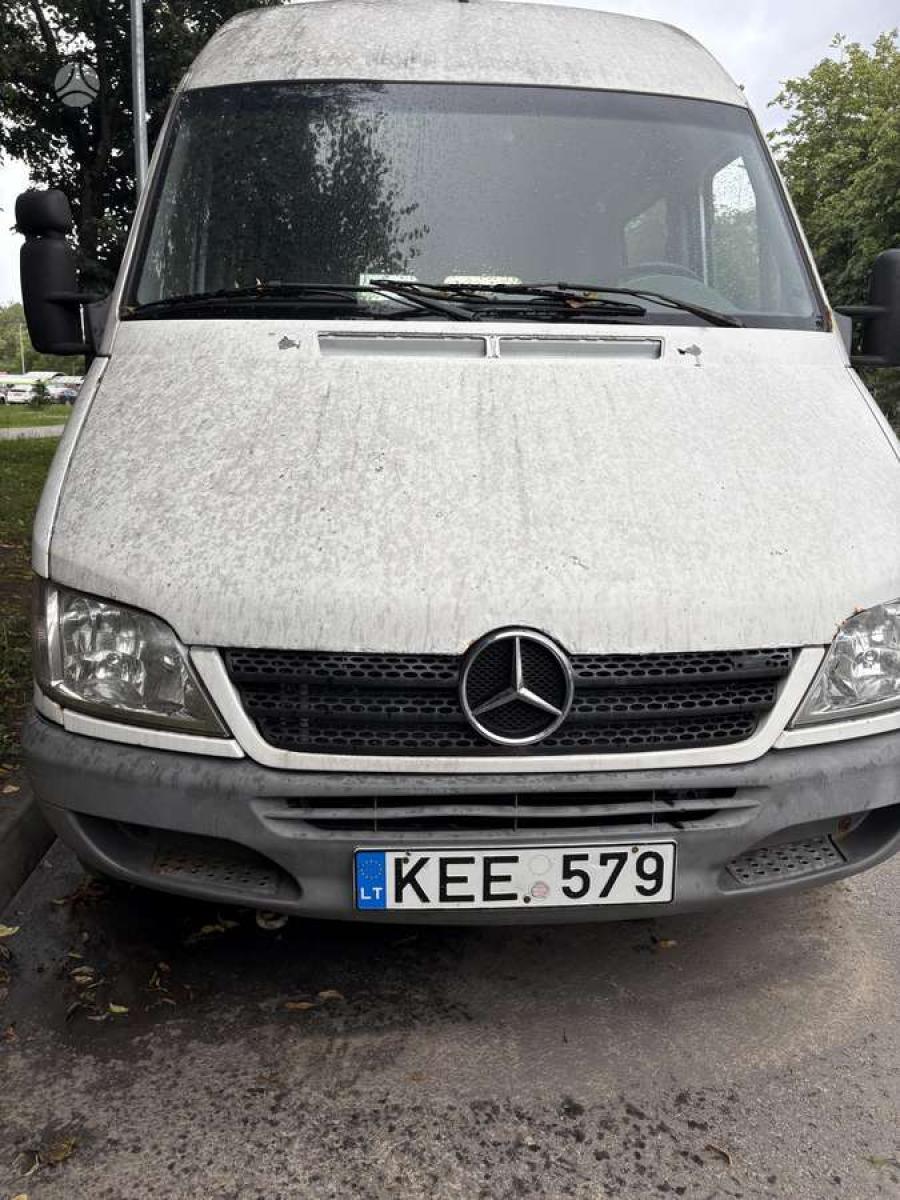 Balts Mercedes-Benz Sprinter 2002 Viļņa, ar dzinēja tilpumu 2.69 L un nobraukumu 323 tūkst. km par 5000 €, foto 3 vietnē AUTOMOTO.COM.LV