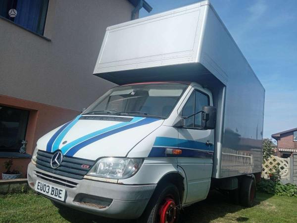 Balts Mercedes-Benz Sprinter 2003 Kauņa, ar dzinēja tilpumu 2.70 L un nobraukumu 350 tūkst. km par 2900 €, foto 1 vietnē AUTOMOTO.COM.LV
