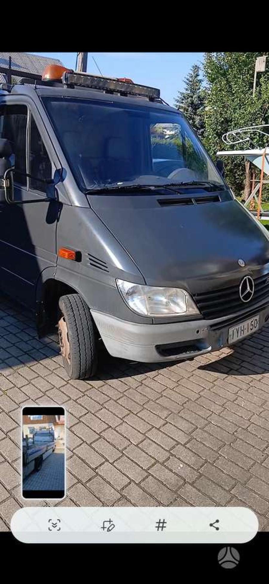Balts Mercedes-Benz Sprinter 2005 Klaipėda, ar dzinēja tilpumu 2.20 L un nobraukumu 250 tūkst. km par 6300 €, foto 5 vietnē AUTOMOTO.COM.LV