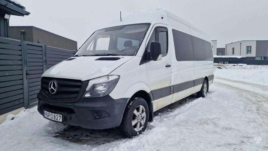 White Mercedes-Benz Sprinter 2007 in Kaunas, with an engine capacity of 2.15 L and mileage of 191 thousand km for 6600 €, photo 7 on AUTOMOTO.COM.LV