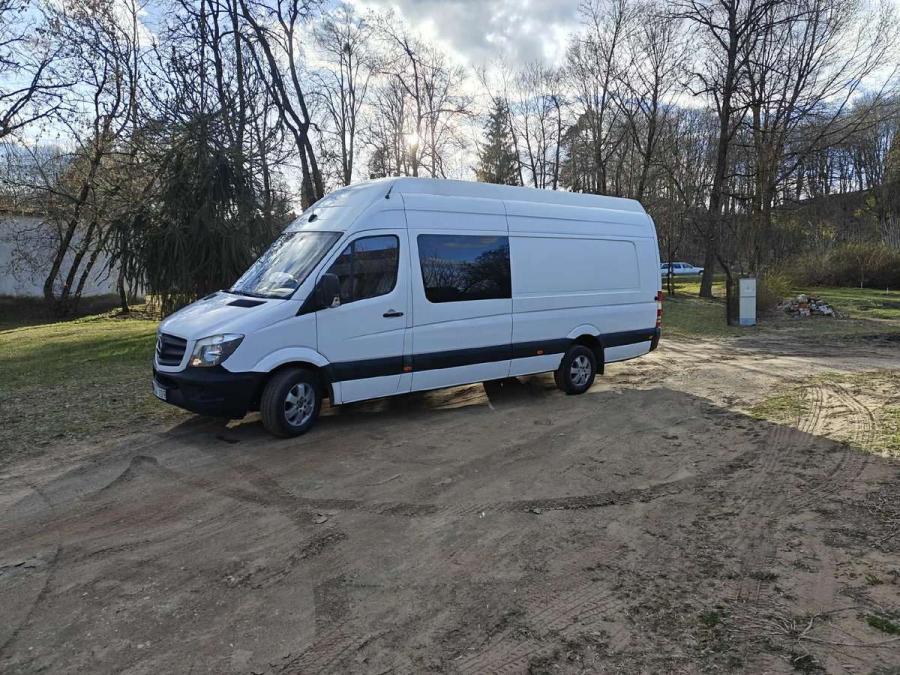 Balts Mercedes-Benz Sprinter 2008 Kauņa, ar dzinēja tilpumu 2.20 L un nobraukumu 411 tūkst. km par 12500 €, foto 1 vietnē AUTOMOTO.COM.LV