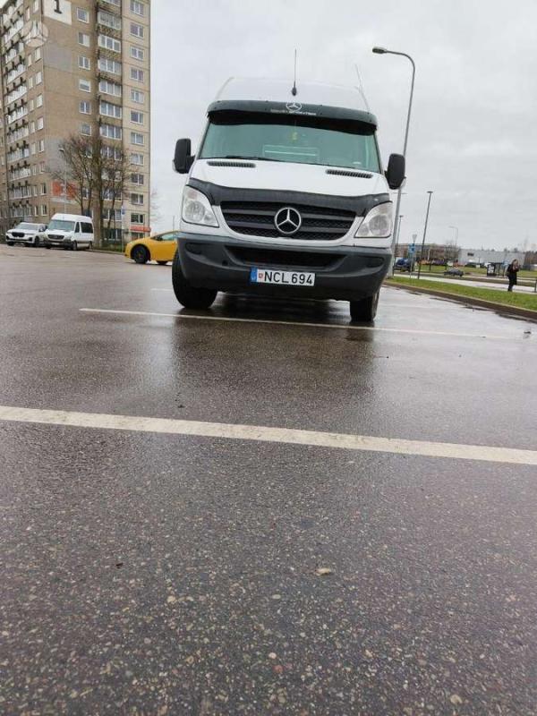 Balts Mercedes-Benz Sprinter 2008 Kauņa, ar dzinēja tilpumu 2.70 L un nobraukumu 300 tūkst. km par 7500 €, foto 2 vietnē AUTOMOTO.COM.LV