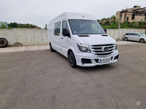 White Mercedes-Benz Sprinter 2008 in Mazeikiai, with an engine capacity of 2.15 L and mileage of 313 thousand km for 6900 €, photo 1 on AUTOMOTO.COM.LV