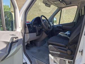 White Mercedes-Benz Sprinter 2008 in Vievis, with an engine capacity of 2.20 L and mileage of 157 thousand km for 9500 €, photo 12 on AUTOMOTO.COM.LV