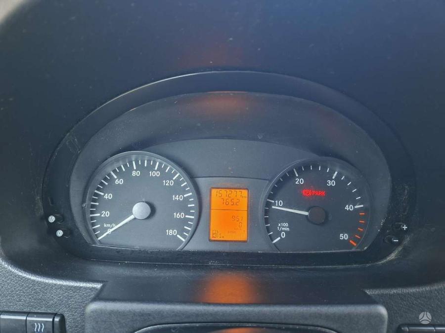 White Mercedes-Benz Sprinter 2008 in Vievis, with an engine capacity of 2.20 L and mileage of 157 thousand km for 9500 €, photo 15 on AUTOMOTO.COM.LV