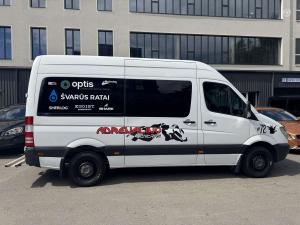 White Mercedes-Benz Sprinter 2008 in Vilnius, with an engine capacity of 2.15 L and mileage of 432 thousand km for 10500 €, photo  on AUTOMOTO.COM.LV
