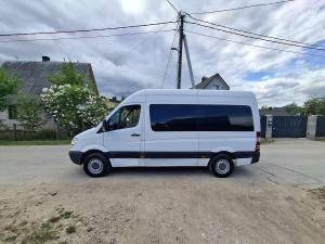 White Mercedes-Benz Sprinter 2009 in Vilnius, with an engine capacity of 2.20 L and mileage of 450 thousand km for 3800 €, photo 4 on AUTOMOTO.COM.LV