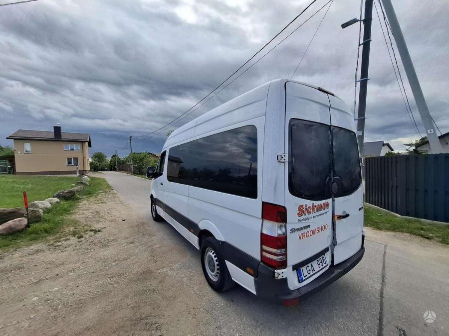 White Mercedes-Benz Sprinter 2009 in Vilnius, with an engine capacity of 2.20 L and mileage of 450 thousand km for 3800 €, photo 11 on AUTOMOTO.COM.LV