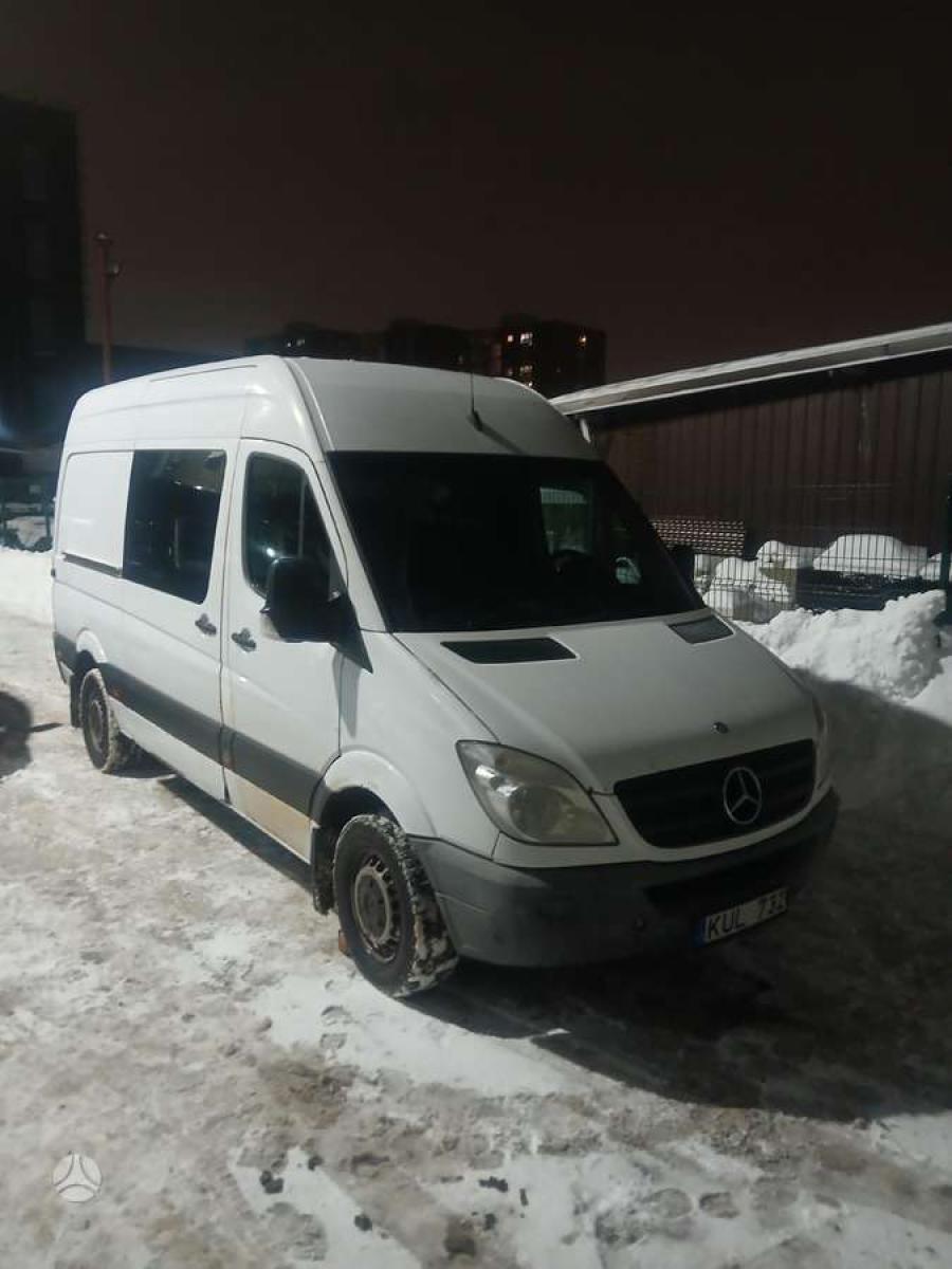 White Mercedes-Benz Sprinter 2010 in Klaipeda, with an engine capacity of 2.14 L and mileage of 457 thousand km for 6500 €, photo 1 on AUTOMOTO.COM.LV