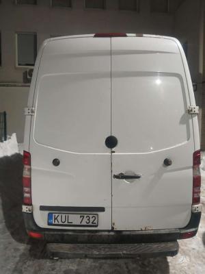 White Mercedes-Benz Sprinter 2010 in Klaipeda, with an engine capacity of 2.14 L and mileage of 457 thousand km for 6500 €, photo 4 on AUTOMOTO.COM.LV
