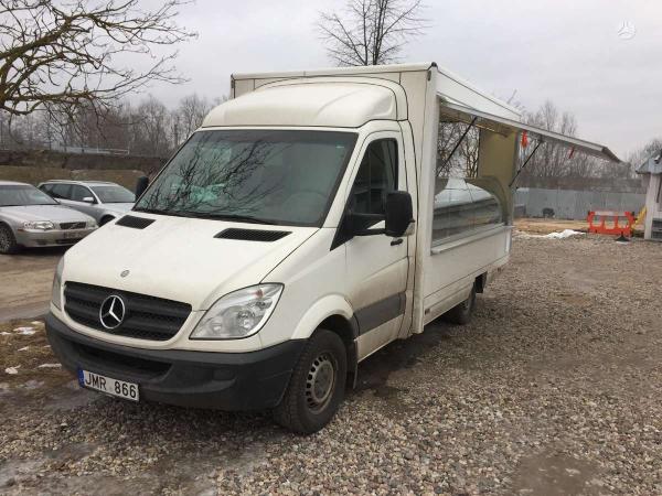 Balts Mercedes-Benz Sprinter 2010 Kauņa, ar dzinēja tilpumu 2.20 L un nobraukumu 300 tūkst. km par 13000 €, foto 1 vietnē AUTOMOTO.COM.LV