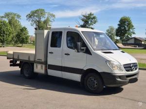 White Mercedes-Benz Sprinter 2010 in Taurage, with an engine capacity of 2.14 L and mileage of 156 thousand km for 9300 €, photo 5 on AUTOMOTO.COM.LV