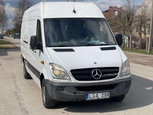 Balts Mercedes-Benz Sprinter 2010 Šauļi, ar dzinēja tilpumu 3.00 L un nobraukumu 486 tūkst. km par 6200 €, foto  vietnē AUTOMOTO.COM.LV