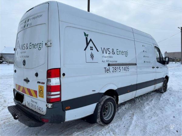 Balts Mercedes-Benz Sprinter 2011 Tauragė, ar dzinēja tilpumu 2.15 L un nobraukumu 350 tūkst. km par 10200 €, foto 3 vietnē AUTOMOTO.COM.LV