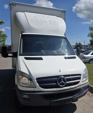 White Mercedes-Benz Sprinter 2011 in Siauliai, with an engine capacity of 3.00 L and mileage of 110 thousand km for 13200 €, photo 3 on AUTOMOTO.COM.LV