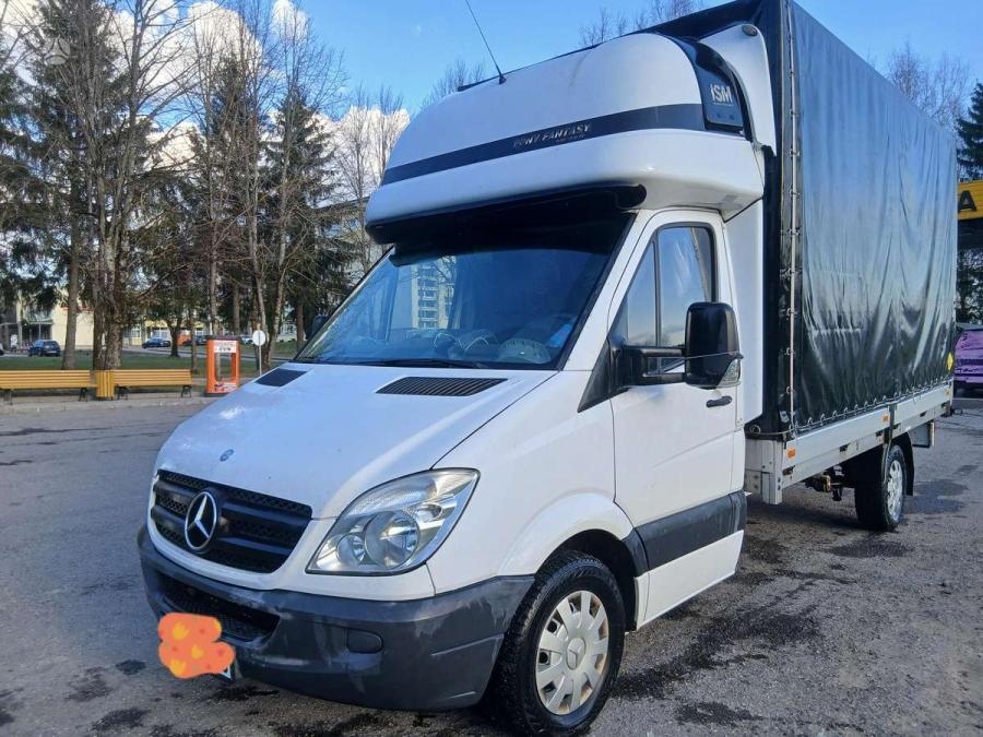 Balts Mercedes-Benz Sprinter 2011 Viļņa, ar dzinēja tilpumu 2.20 L un nobraukumu 235 tūkst. km par 7000 €, foto 5 vietnē AUTOMOTO.COM.LV