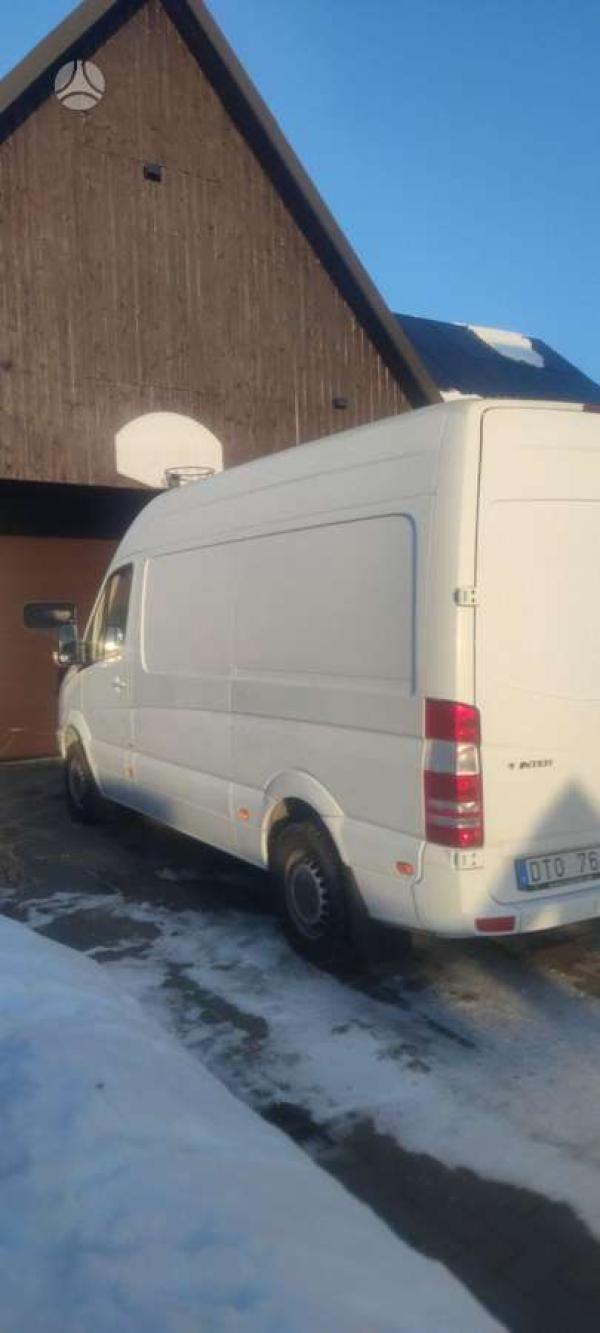 White Mercedes-Benz Sprinter 2012 in Kedainiai, with an engine capacity of 1.80 L and mileage of 76 thousand km for 8400 €, photo 3 on AUTOMOTO.COM.LV