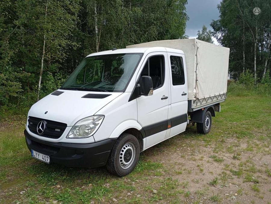 Balts Mercedes-Benz Sprinter 2012 Viļņa, ar dzinēja tilpumu 2.14 L un nobraukumu 223 tūkst. km par 9250 €, foto 1 vietnē AUTOMOTO.COM.LV