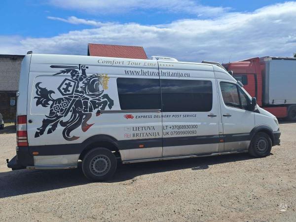 Balts Mercedes-Benz Sprinter 2013 Kauņa, ar dzinēja tilpumu 2.14 L un nobraukumu 390 tūkst. km par 9500 €, foto 1 vietnē AUTOMOTO.COM.LV