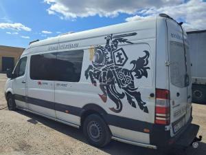White Mercedes-Benz Sprinter 2013 in Kaunas, with an engine capacity of 2.14 L and mileage of 390 thousand km for 9500 €, photo 4 on AUTOMOTO.COM.LV