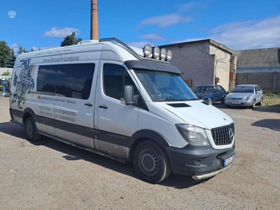 White Mercedes-Benz Sprinter 2013 in Kaunas, with an engine capacity of 2.14 L and mileage of 390 thousand km for 9500 €, photo 14 on AUTOMOTO.COM.LV