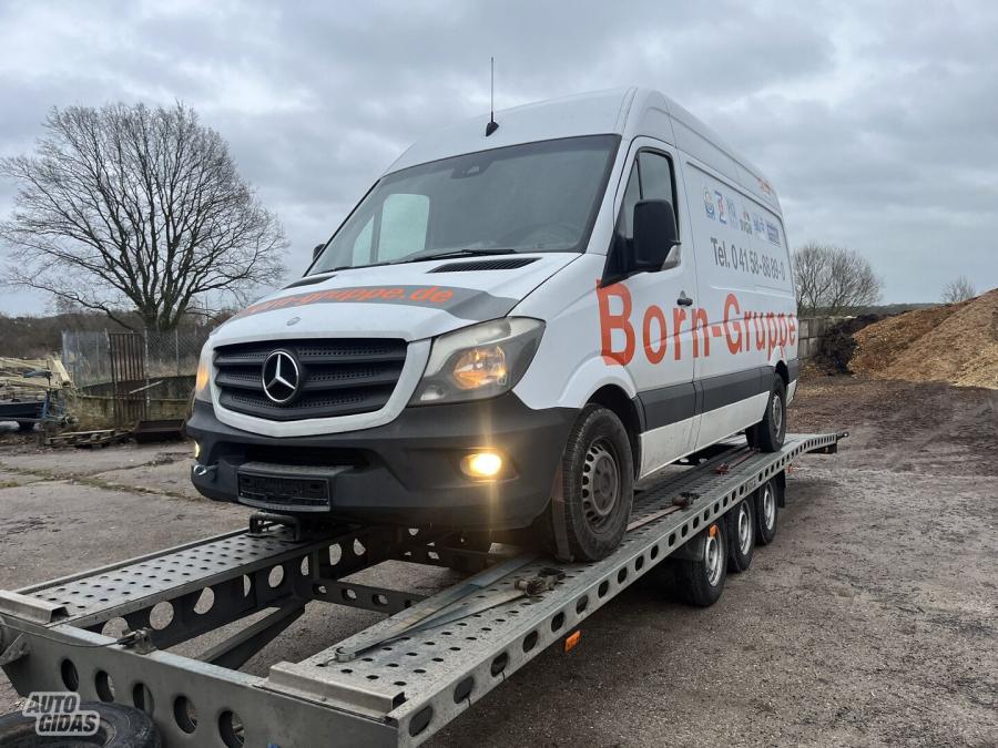 White Mercedes-Benz Sprinter 2014 in Vilkaviskis, with an engine capacity of 2.20 L and mileage of 214 thousand km for 4500 €, photo 1 on AUTOMOTO.COM.LV