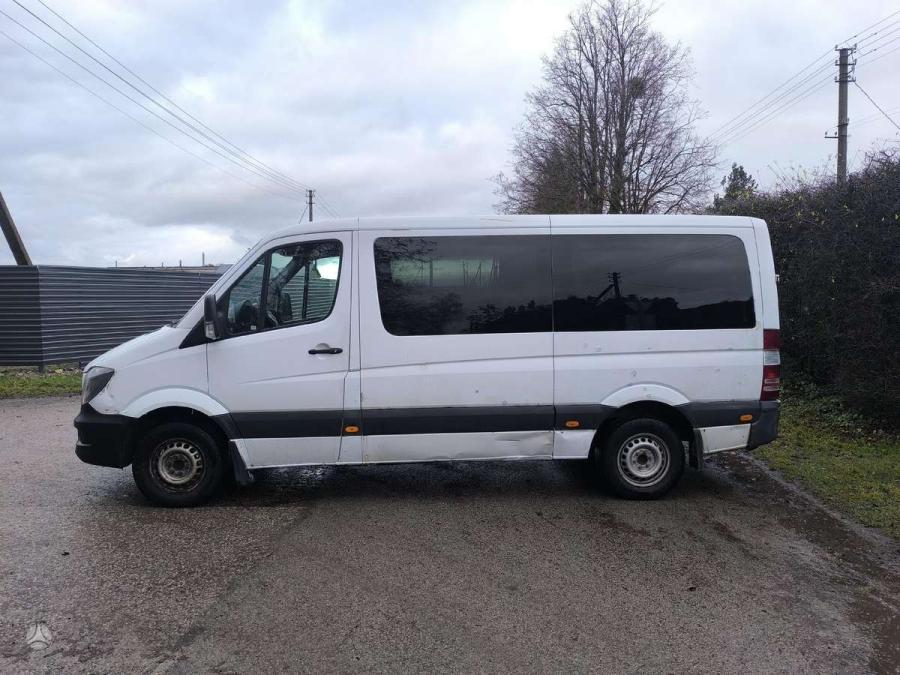 White Mercedes-Benz Sprinter 2014 in Marijampole, with an engine capacity of 2.14 L and mileage of 391 thousand km for 7050 €, photo 2 on AUTOMOTO.COM.LV