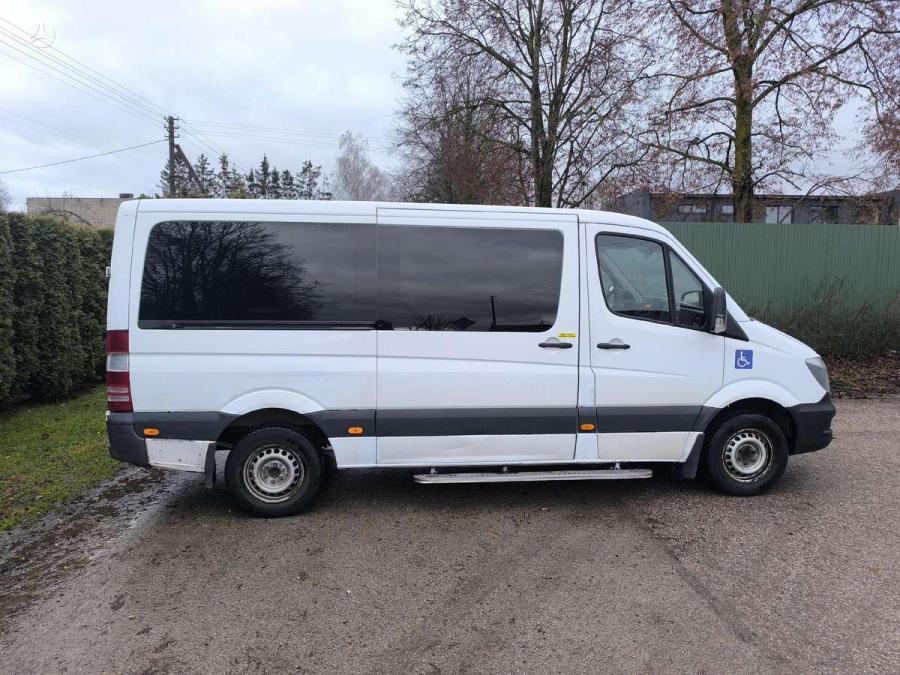 White Mercedes-Benz Sprinter 2014 in Marijampole, with an engine capacity of 2.14 L and mileage of 391 thousand km for 7050 €, photo 6 on AUTOMOTO.COM.LV