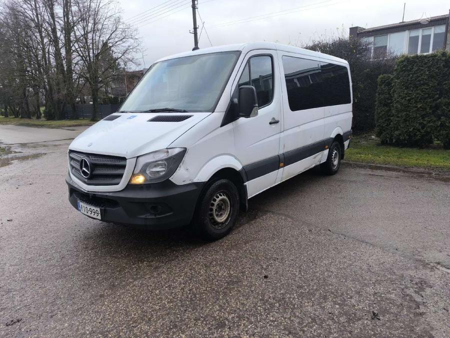 White Mercedes-Benz Sprinter 2014 in Marijampole, with an engine capacity of 2.14 L and mileage of 391 thousand km for 7050 €, photo 9 on AUTOMOTO.COM.LV