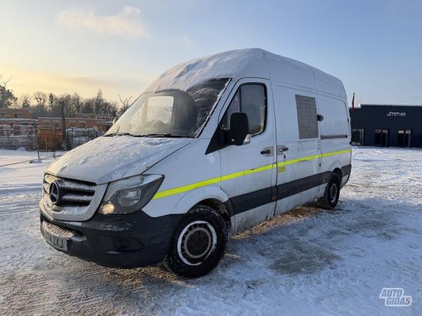 White Mercedes-Benz Sprinter 2014 in Kaunas, with an engine capacity of 2.10 L and mileage of 205 thousand km for 4950 €, photo 4 on AUTOMOTO.COM.LV