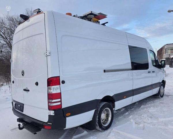 White Mercedes-Benz Sprinter 2014 in Siauliai, with an engine capacity of 2.20 L and mileage of 103 thousand km for 15400 €, photo 3 on AUTOMOTO.COM.LV