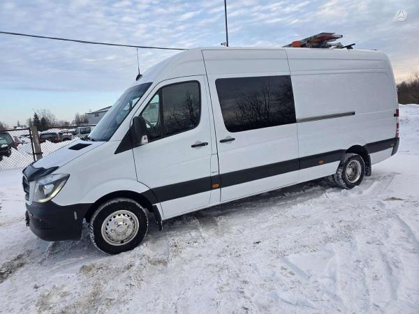 White Mercedes-Benz Sprinter 2014 in Siauliai, with an engine capacity of 2.20 L and mileage of 103 thousand km for 15400 €, photo 7 on AUTOMOTO.COM.LV