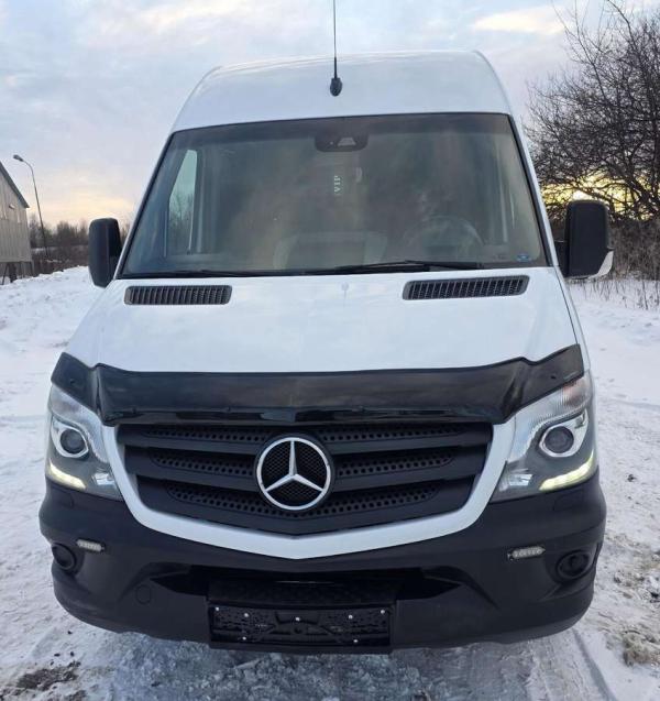 White Mercedes-Benz Sprinter 2014 in Siauliai, with an engine capacity of 2.20 L and mileage of 103 thousand km for 15400 €, photo 8 on AUTOMOTO.COM.LV