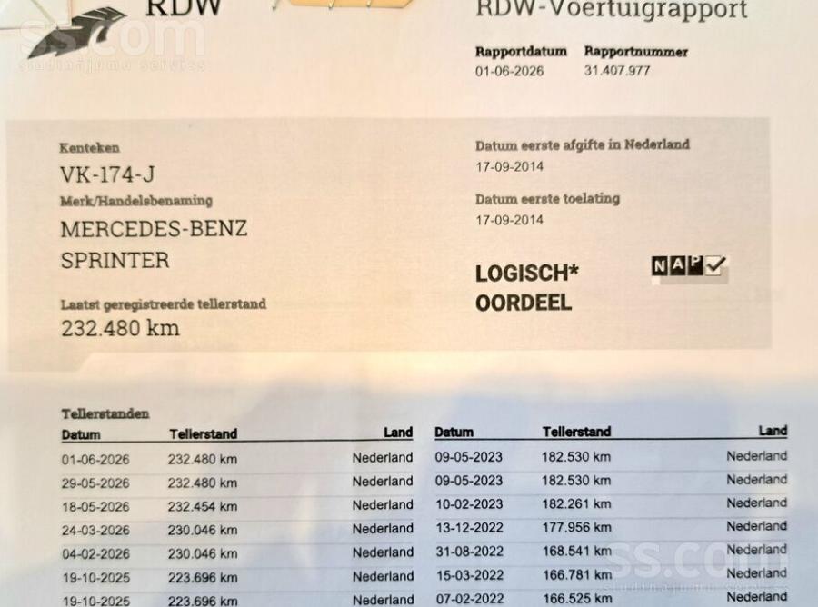 Balts Mercedes-Benz Sprinter 2014 Rīga, ar dzinēja tilpumu 2.20 L un nobraukumu 0 tūkst. km par 17545 €, foto 32 vietnē AUTOMOTO.COM.LV