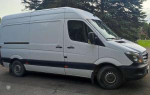 White Mercedes-Benz Sprinter 2014 in Kaunas, with an engine capacity of 2.14 L and mileage of 228 thousand km for 11500 €, photo 6 on AUTOMOTO.COM.LV