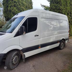 White Mercedes-Benz Sprinter 2014 in Kaunas, with an engine capacity of 2.14 L and mileage of 228 thousand km for 11500 €, photo 14 on AUTOMOTO.COM.LV
