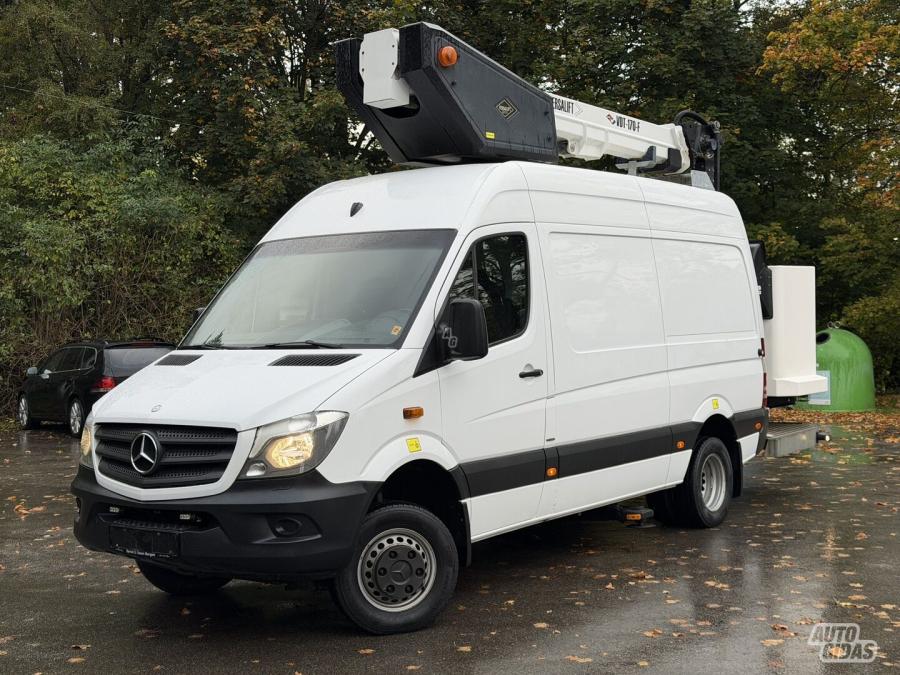 Balts Mercedes-Benz Sprinter 2014 Kauņa, ar dzinēja tilpumu 2.20 L un nobraukumu 105 tūkst. km par 22999 €, foto 1 vietnē AUTOMOTO.COM.LV