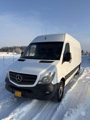 White Mercedes-Benz Sprinter 2015 in Vilnius, with an engine capacity of 2.20 L and mileage of 303 thousand km for 8700 €, photo  on AUTOMOTO.COM.LV
