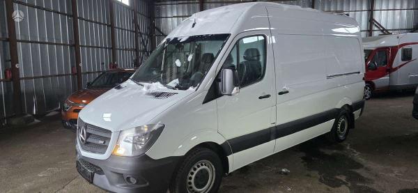 White Mercedes-Benz Sprinter 2015 in Siauliai, with an engine capacity of 2.14 L and mileage of 275 thousand km for 9850 €, photo 1 on AUTOMOTO.COM.LV
