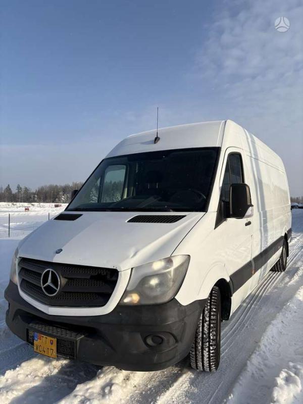 White Mercedes-Benz Sprinter 2015 in Vilnius, with an engine capacity of 2.20 L and mileage of 360 thousand km for 8700 €, photo 1 on AUTOMOTO.COM.LV