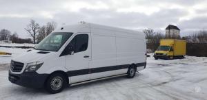White Mercedes-Benz Sprinter 2015 in Marijampole, with an engine capacity of 2.14 L and mileage of 409 thousand km for 7800 €, photo 3 on AUTOMOTO.COM.LV