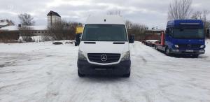 White Mercedes-Benz Sprinter 2015 in Marijampole, with an engine capacity of 2.14 L and mileage of 409 thousand km for 7800 €, photo 4 on AUTOMOTO.COM.LV