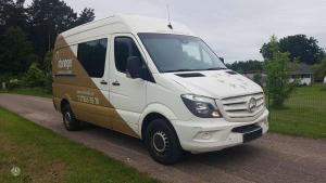 White Mercedes-Benz Sprinter 2015 in Kaunas, with an engine capacity of 2.20 L and mileage of 242 thousand km for 7100 €, photo 4 on AUTOMOTO.COM.LV