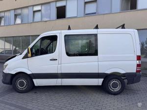 White Mercedes-Benz Sprinter 2015 in Kaunas, with an engine capacity of 2.14 L and mileage of 253 thousand km for 5990 €, photo 7 on AUTOMOTO.COM.LV