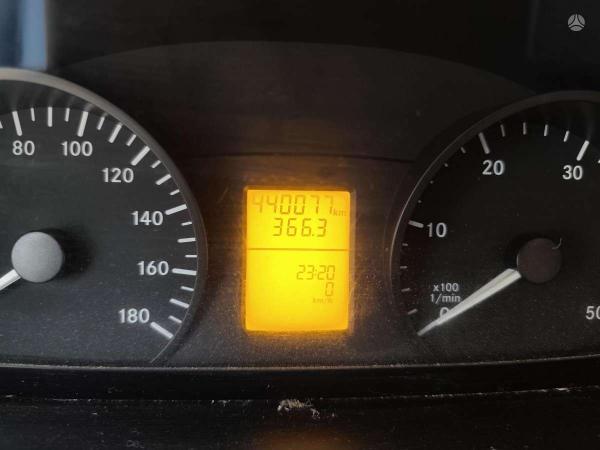 White Mercedes-Benz Sprinter 2015 in Vilnius, with an engine capacity of 2.14 L and mileage of 440 thousand km for 7900 €, photo 9 on AUTOMOTO.COM.LV