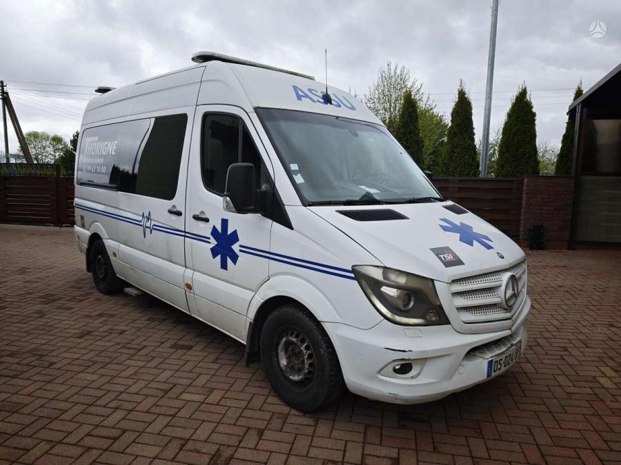Balts Mercedes-Benz Sprinter 2015 Tauragė, ar dzinēja tilpumu 2.20 L un nobraukumu 320 tūkst. km par 7500 €, foto 3 vietnē AUTOMOTO.COM.LV