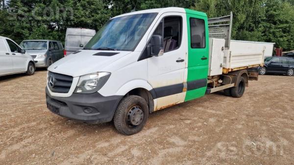 White Mercedes-Benz Sprinter 2015 in Riga, with an engine capacity of 2.20 L and mileage of 300 thousand km for 9000 €, photo 2 on AUTOMOTO.COM.LV