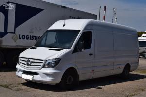 White Mercedes-Benz Sprinter 2015 in Vilnius, with an engine capacity of 2.10 L and mileage of 440 thousand km for 5900 €, photo  on AUTOMOTO.COM.LV