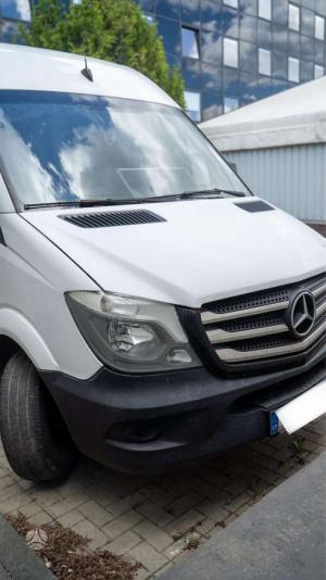 White Mercedes-Benz Sprinter 2015 in Kaunas, with an engine capacity of 2.14 L and mileage of 385 thousand km for 16000 €, photo  on AUTOMOTO.COM.LV